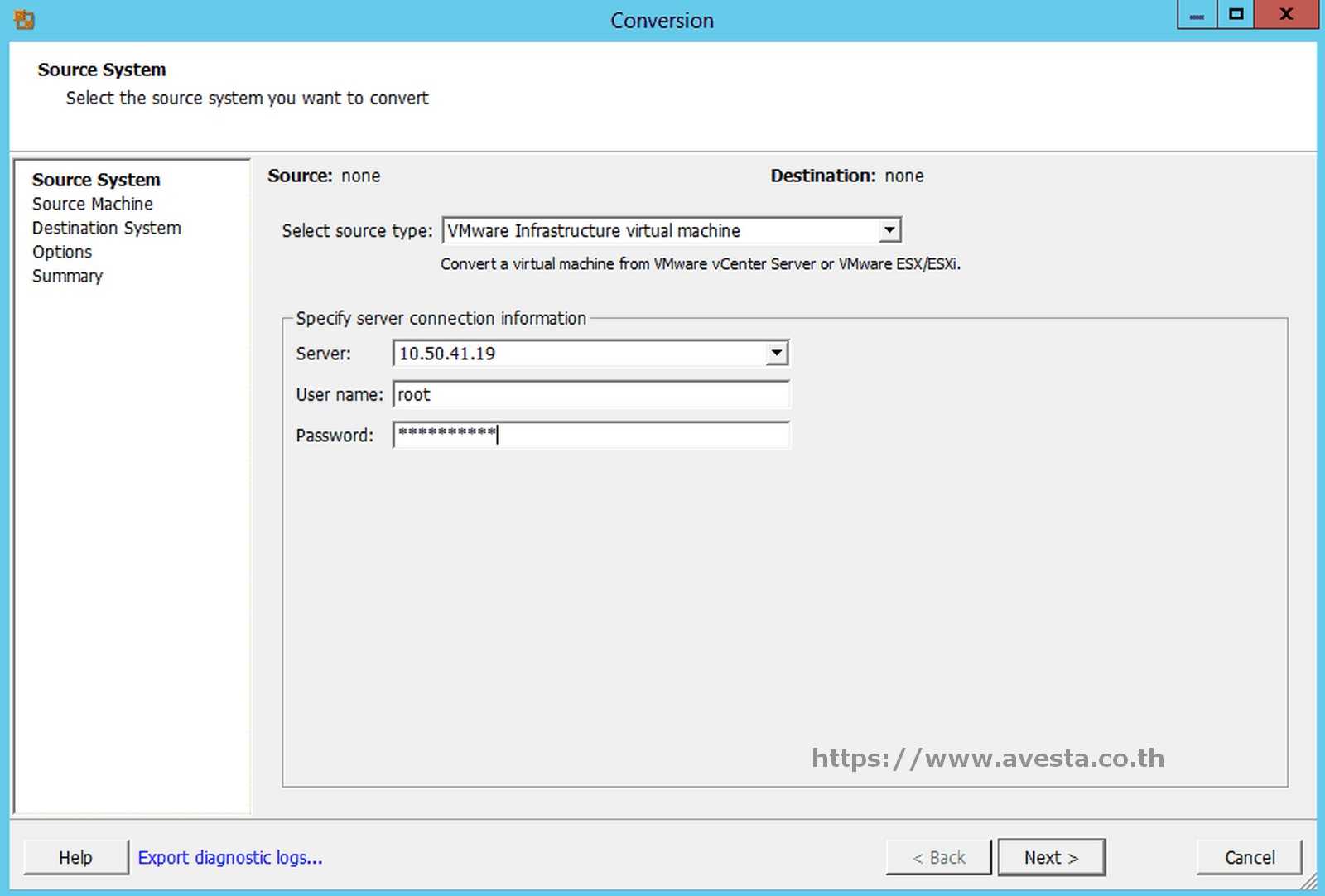 การใช้งานโปรแกรม VMware vCenter converter Standalone P2V (Physical-to ...