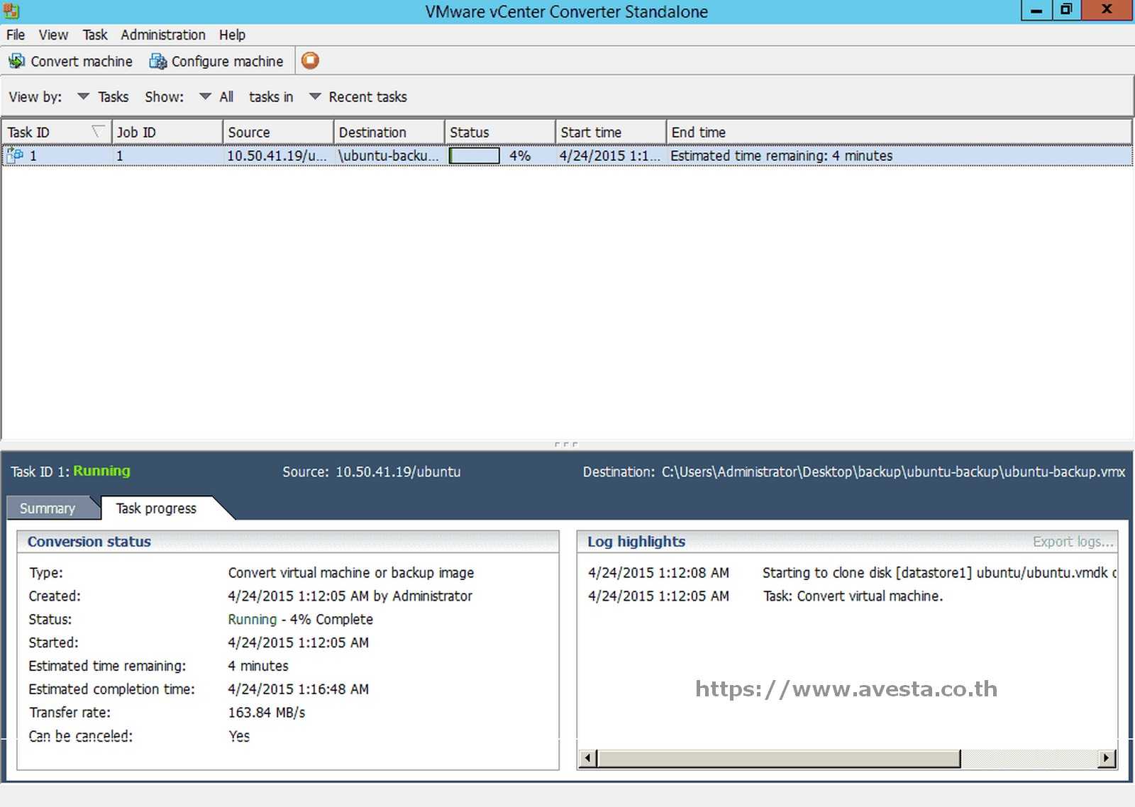 การใช้งานโปรแกรม VMware vCenter converter Standalone P2V (Physical-to ...