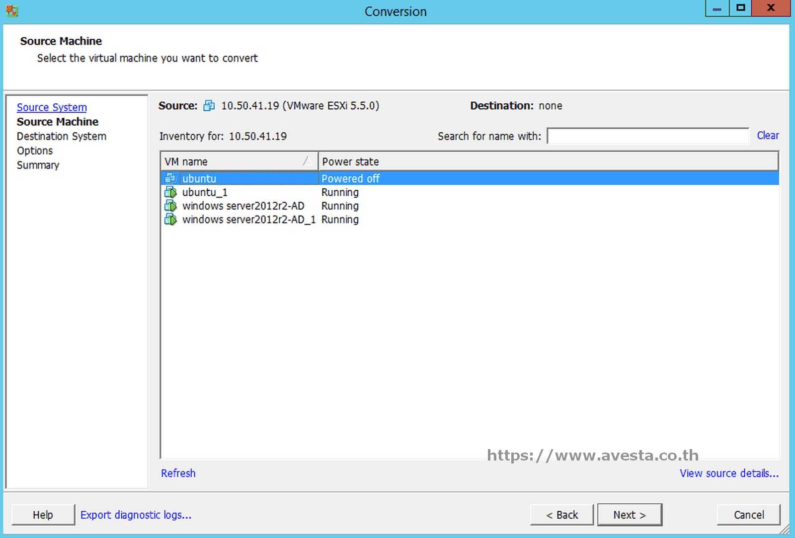 การใช้งานโปรแกรม VMware vCenter converter Standalone P2V (Physical-to ...