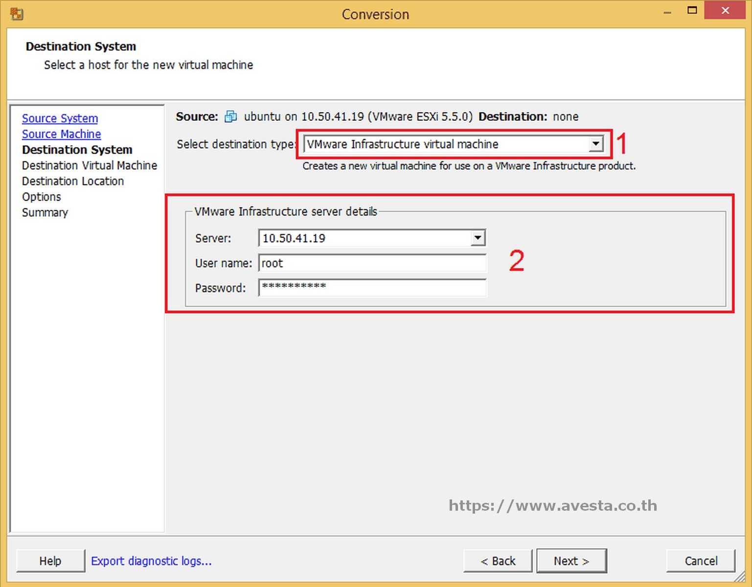 การใช้งานโปรแกรม VMware vCenter converter Standalone P2V (Physical-to ...