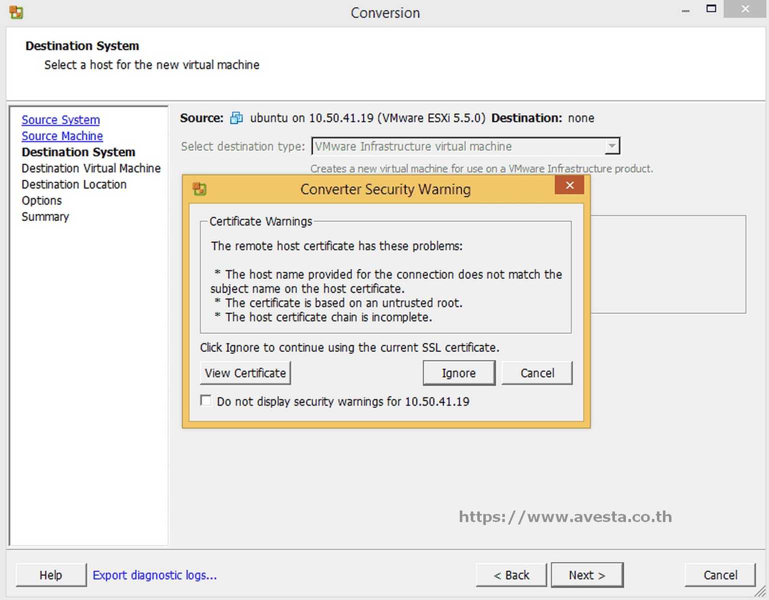 การใช้งานโปรแกรม VMware vCenter converter Standalone P2V (Physical-to ...