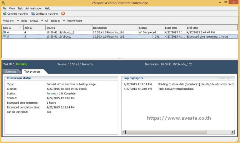 การใช้งานโปรแกรม VMware vCenter converter Standalone P2V (Physical-to ...