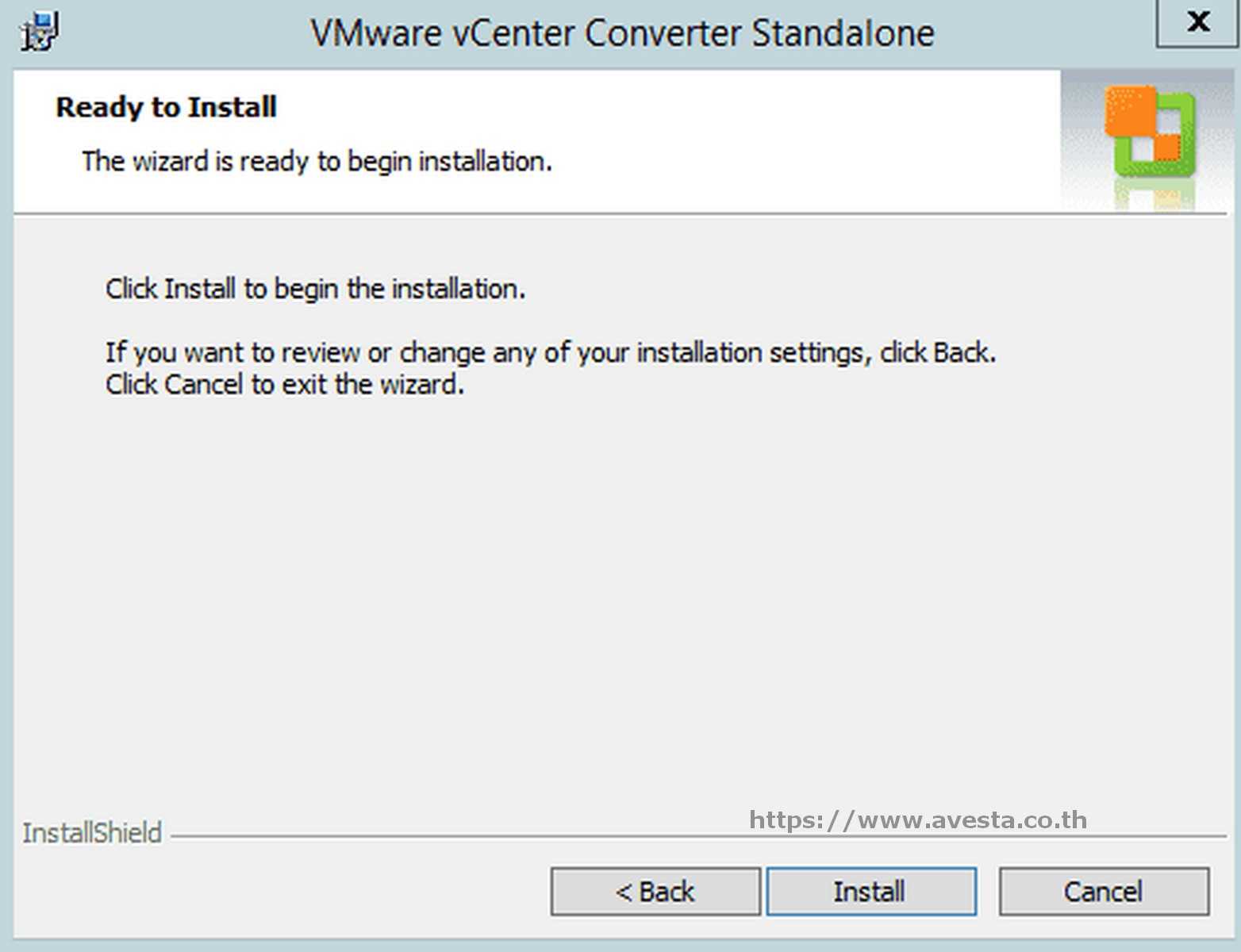วิธีการติดตั้ง VMware Converter (P2V) แบบ Step by Step | AVESTA ...