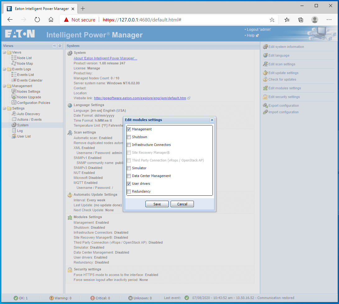 การตั้งค่า Auto Shutdown ESXi Host ผ่าน EATON IPM เมื่อ UPS แบตเตอรี่ ...