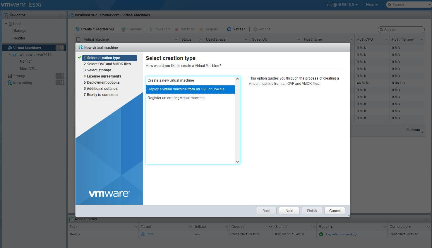 วิธีการ Deploy VM จาก OVF บน ESXi | AVESTA : Mobile, Web and Custom Application Development Company