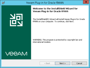 Veeam Plug-in for Oracle RMAN | AVESTA : Mobile, Web and Custom Application Development Company