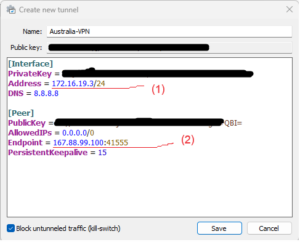 วิธีการติดตั้ง WireGuard VPN Client for Windows | AVESTA : Mobile, Web ...