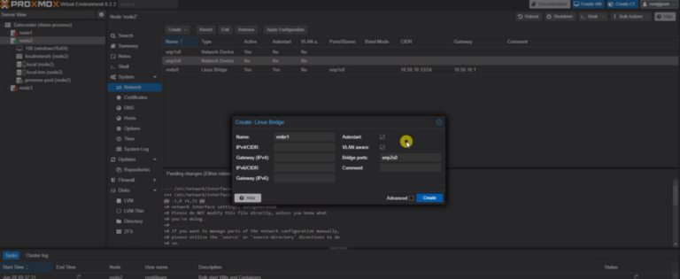 configuring multiple VLANs in Proxmox VE configuring multiple VLANs in Proxmox VE