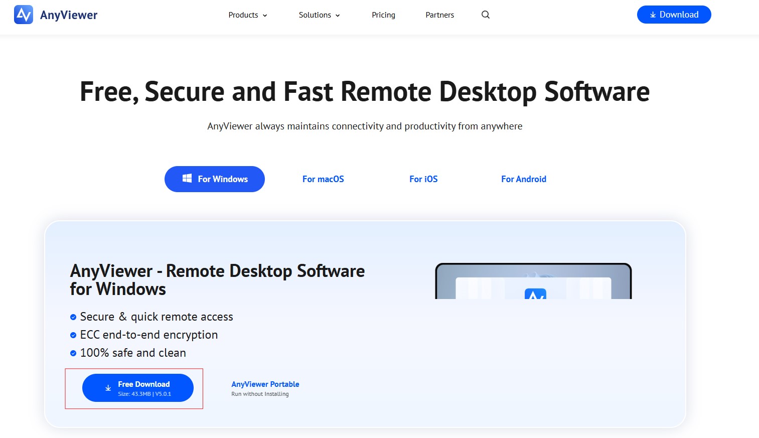 วิธีติดตั้ง AnyViewer บน Windows | AVESTA : Mobile, Web and Custom Application Development Company