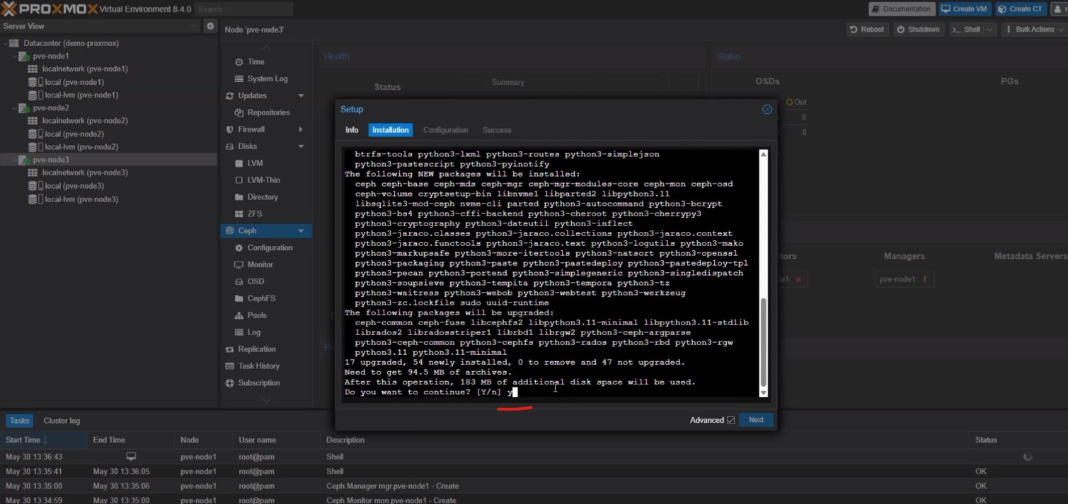 วิธีการตั้งค่า Cluster HA & Ceph Storage Proxmox VE ให้พร้อมใช้งาน EP2/3 | AVESTA : Mobile, Web ...