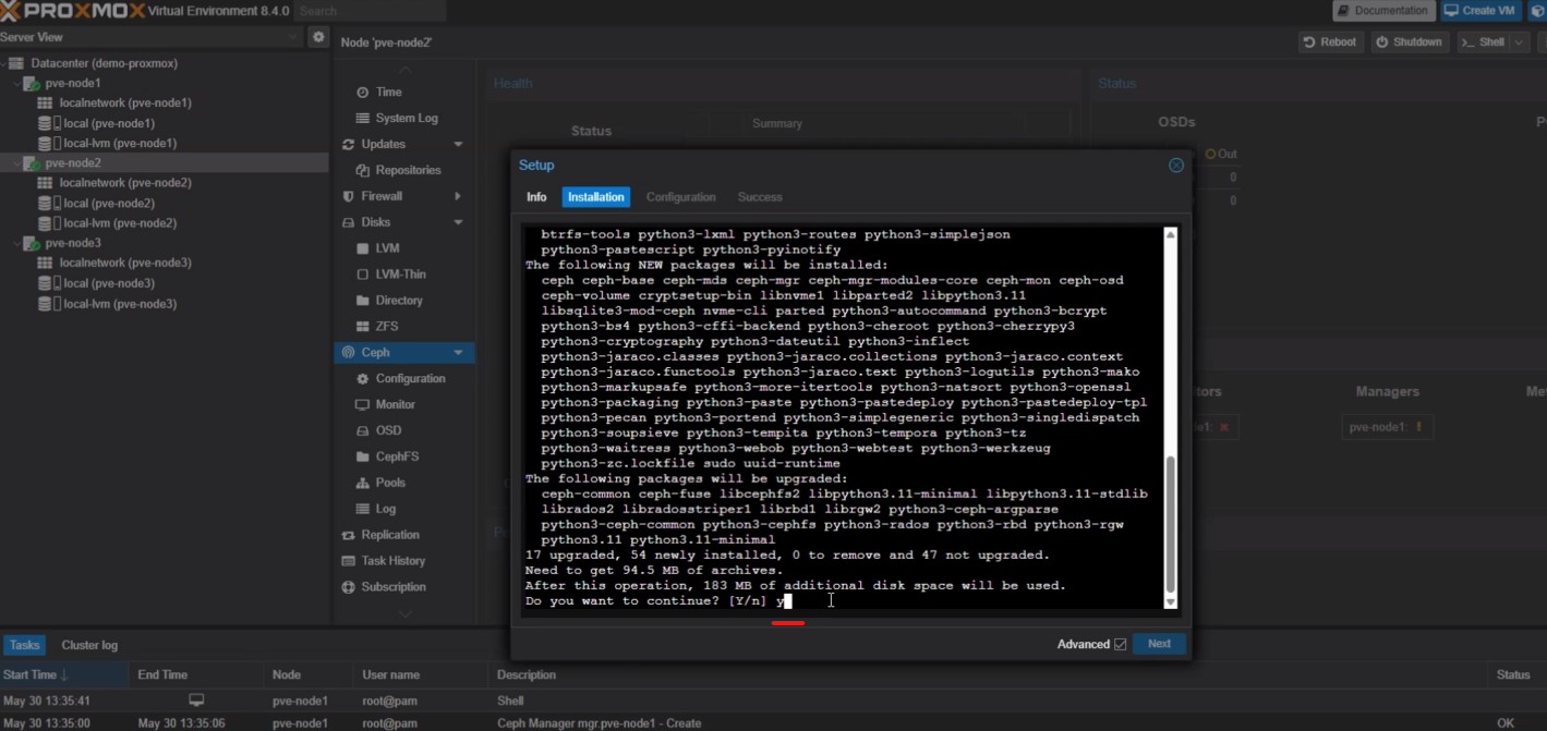 วิธีการตั้งค่า Cluster HA & Ceph Storage Proxmox VE ให้พร้อมใช้งาน EP2/3 | AVESTA : Mobile, Web ...