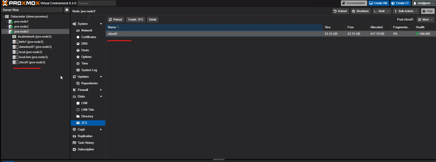 วิธีสร้าง ZFS Storage บน Proxmox VE | AVESTA : Mobile, Web and Custom Application Development ...